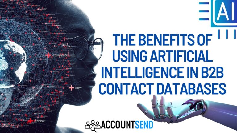 The Benefits of Using Artificial Intelligence in B2B Contact Databases